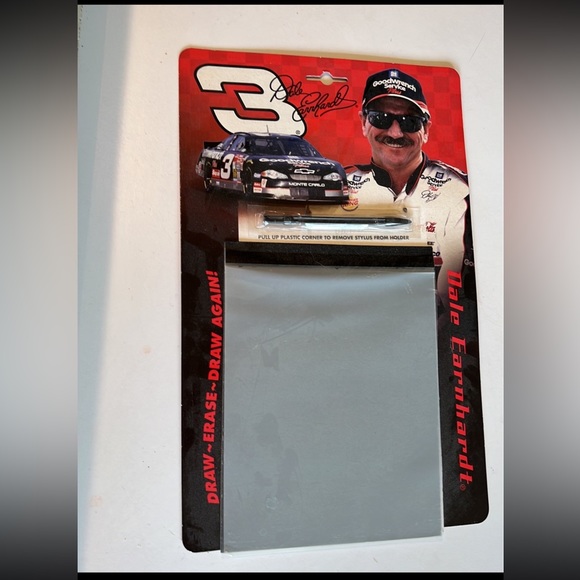 Nascar | Games | Dale Earnhardt Draw Erase Again Vintage Tablet | Poshmark